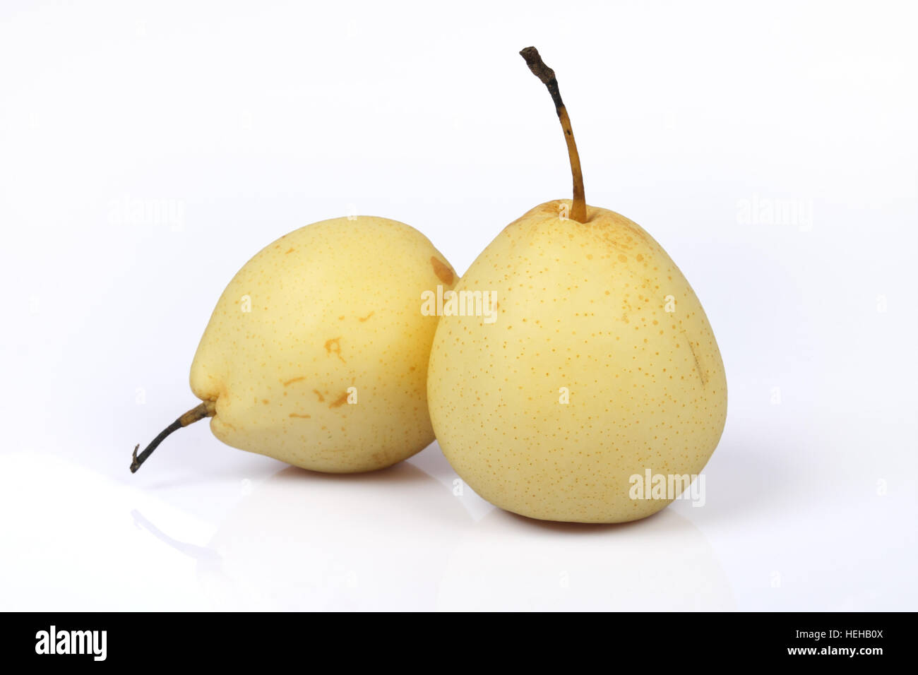 Indian Pears Isolated on White Stock Photo - Alamy