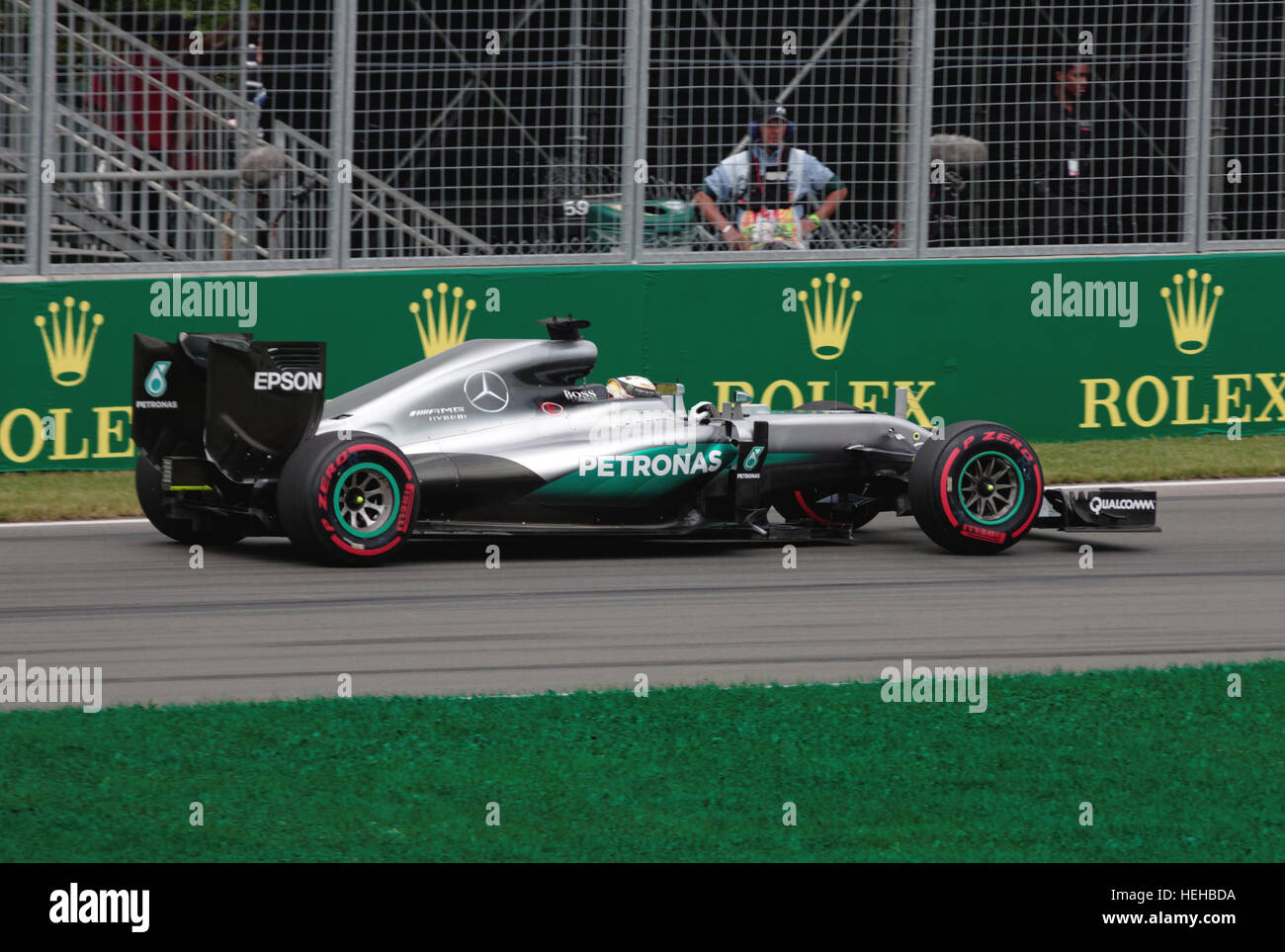 Lewis Hamilton (GBR)for Mercedes AMG Petronas at the qualifying session ...