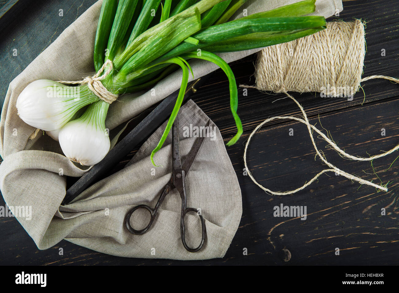 Shallots and scallions hi-res stock photography and images - Alamy