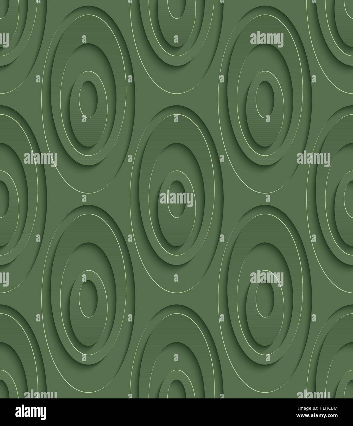 3D Seamless Pattern in Kale Color. Neutral Tileable Vector Background ...