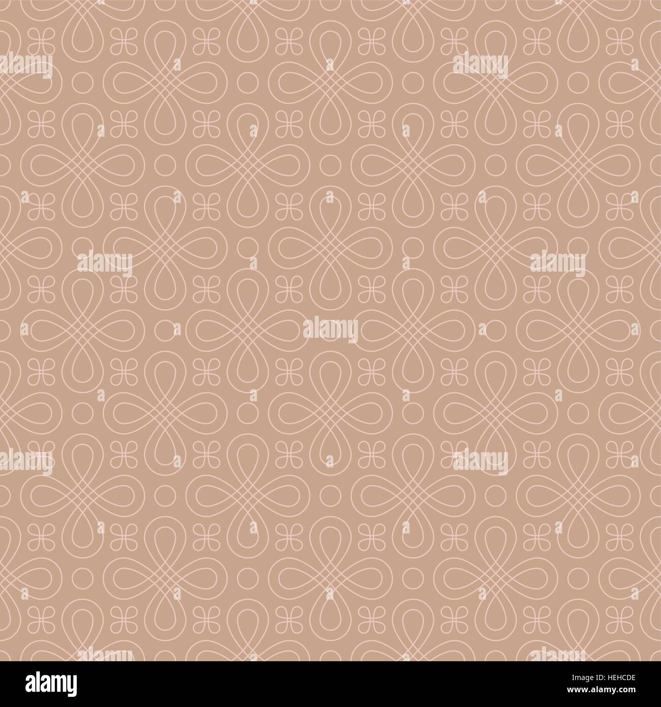 Neutral Seamless Linear Pattern. Tileable Geometric Outline Ornate ...