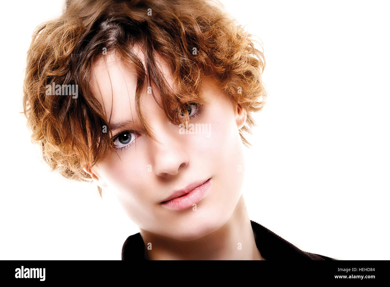 15 years old girl short hair hi-res stock photography and images - Alamy