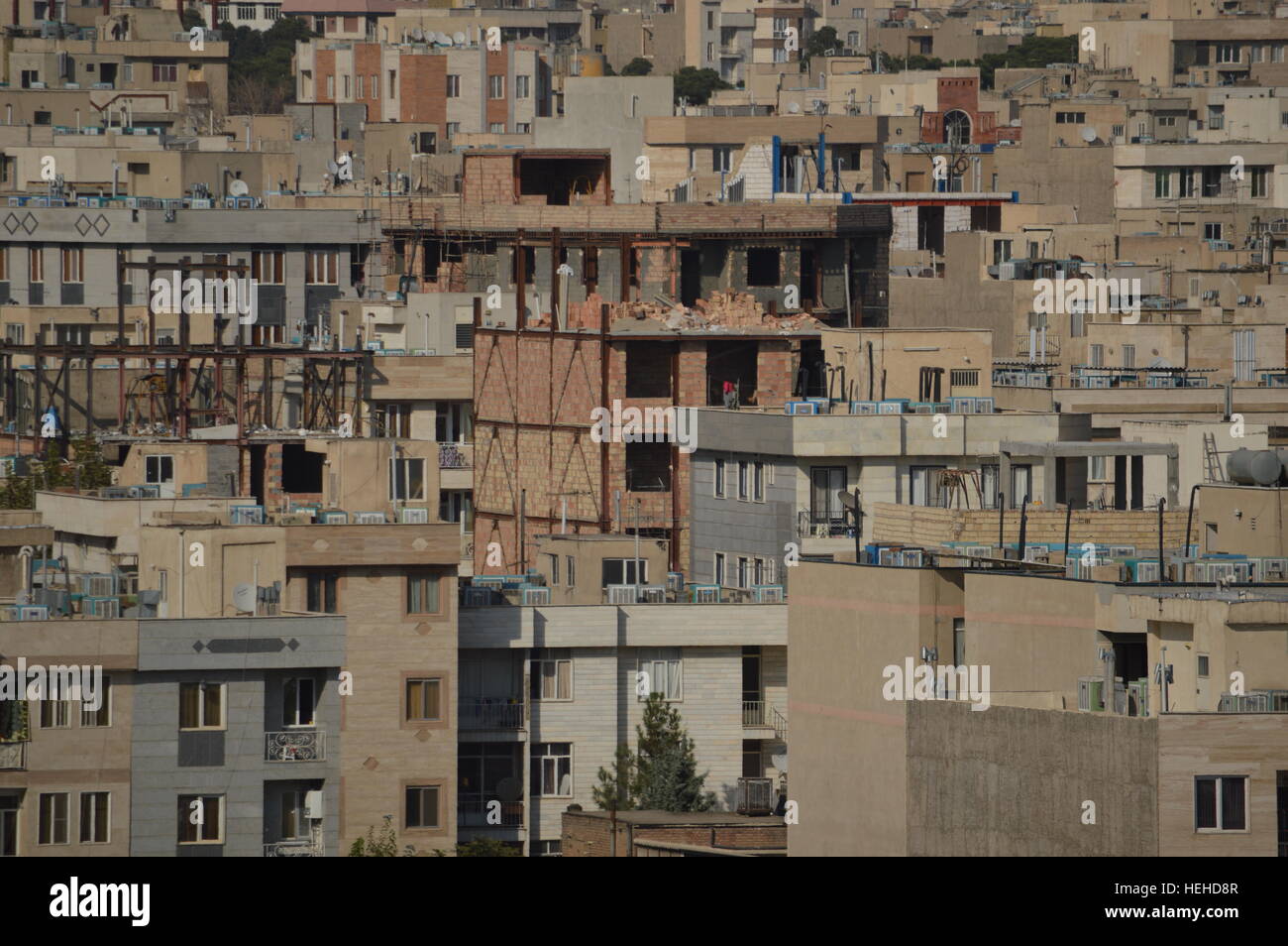 A view of Tehran's buildings in the city center Stock Photo - Alamy