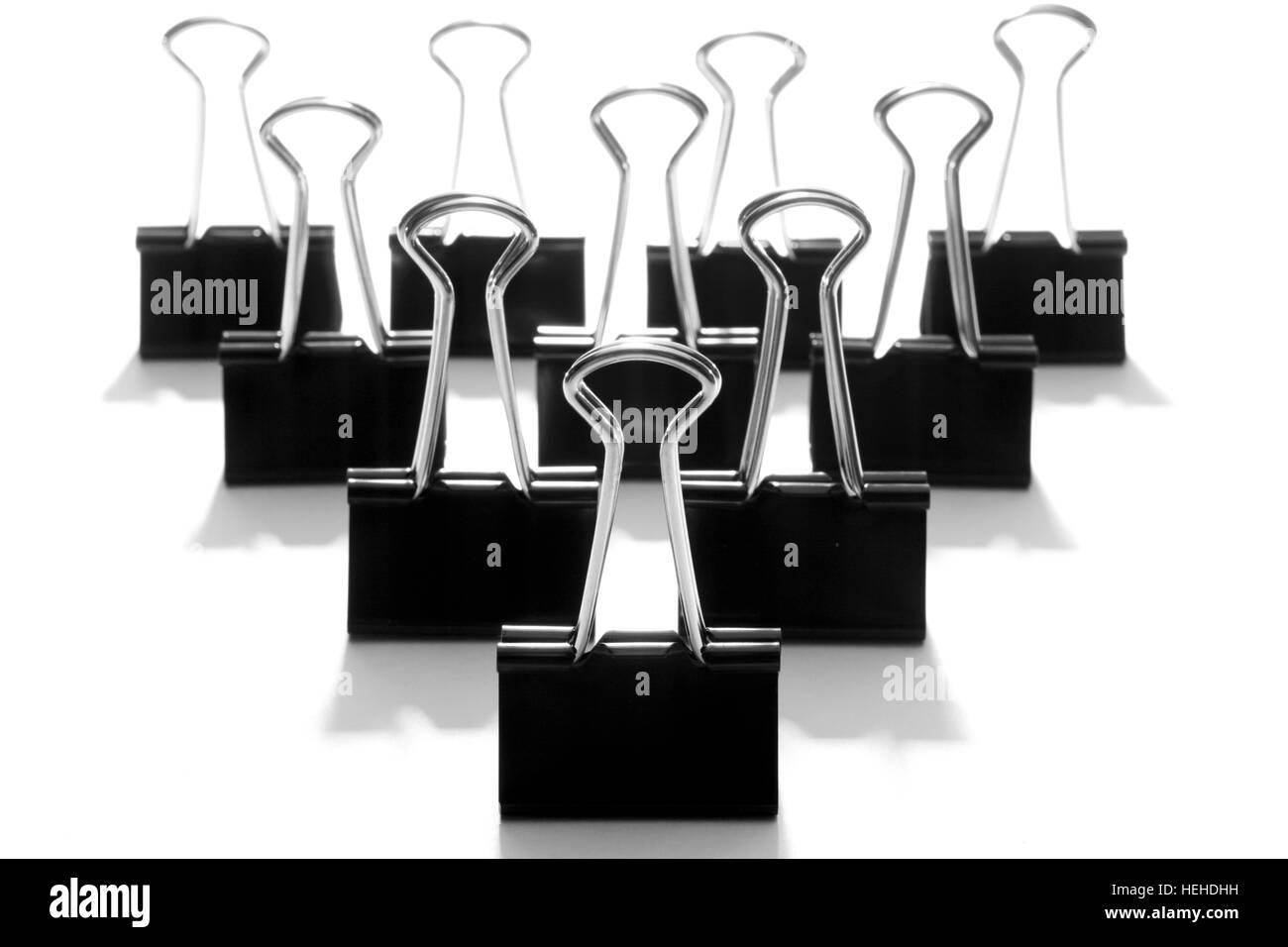 Many clips Black and White Stock Photos & Images - Alamy