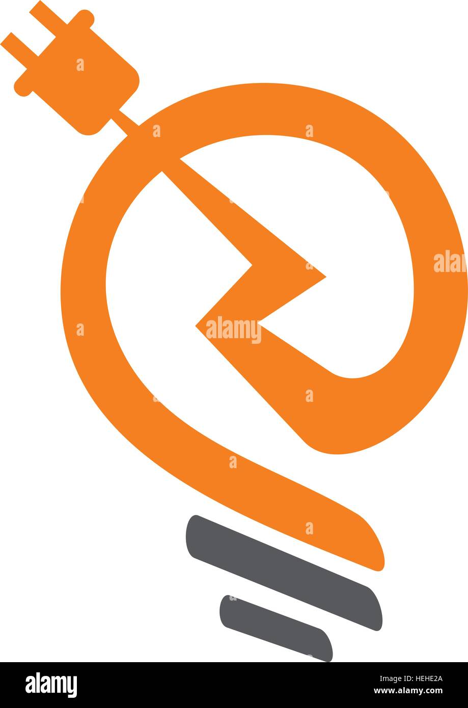 Electricity logo hi-res stock photography and images - Alamy