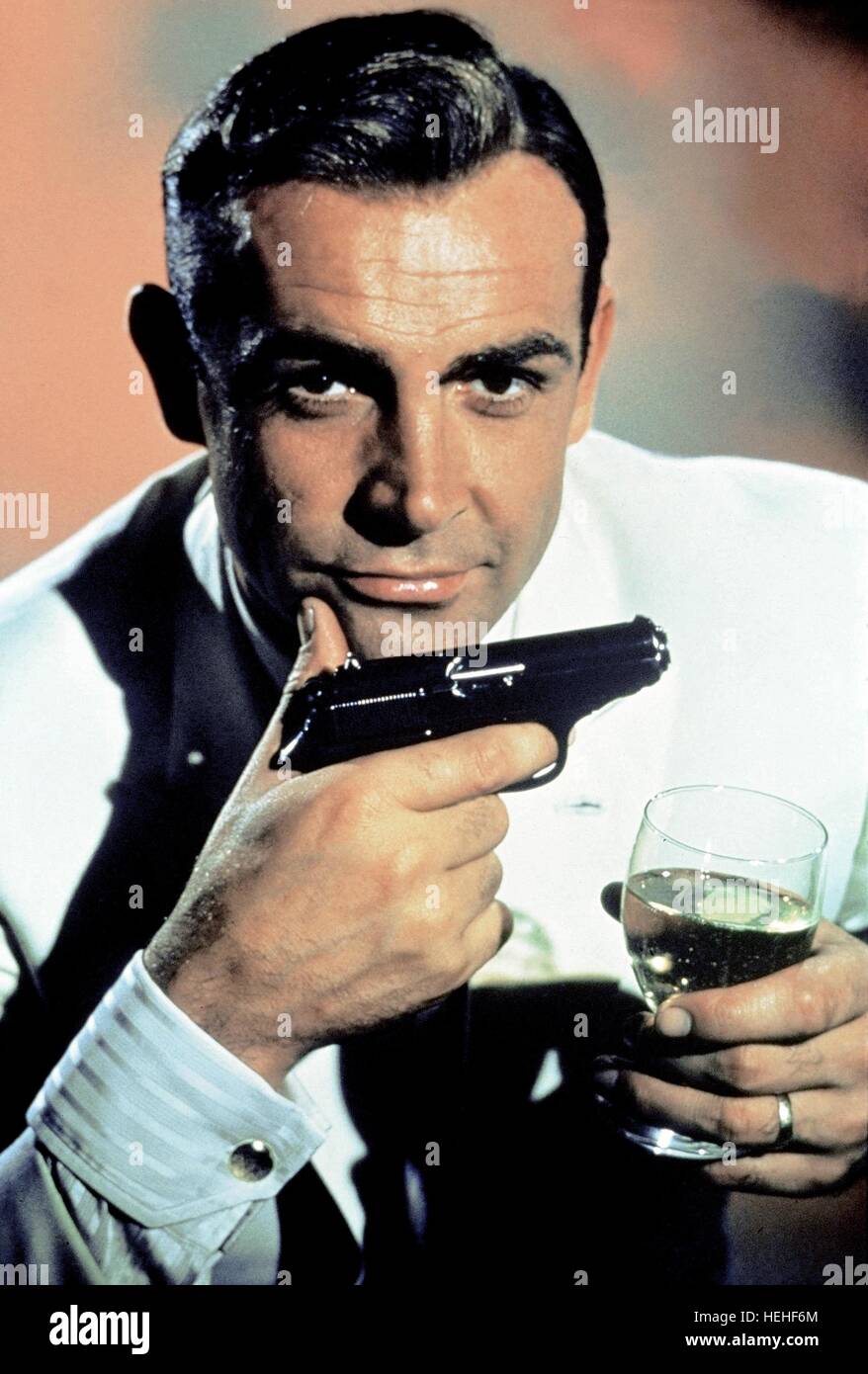 Sean Connery As James Bond In Goldfinger 1964 High Resolution Stock ...