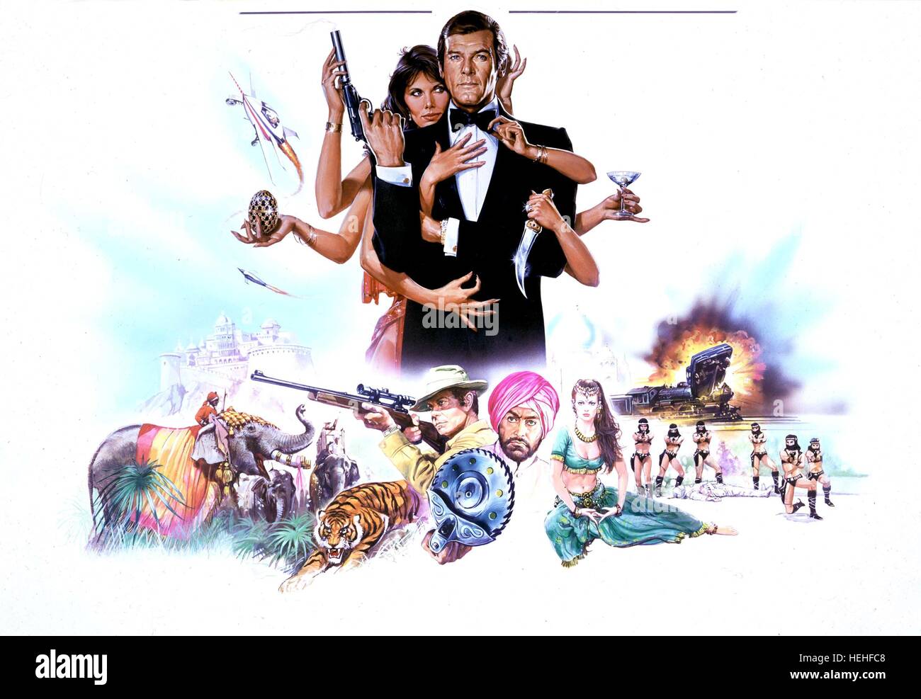 Maud Adams As Octopussy Film Title James Bond Stock Photos & Maud Adams ...