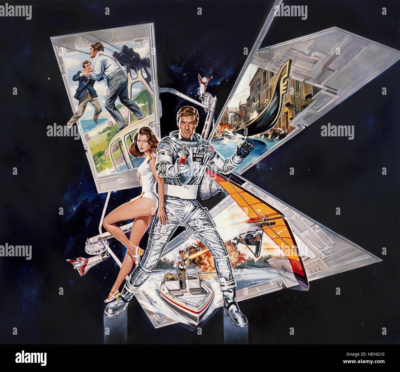 Moonraker Roger Moore Film Poster 1979 High Resolution Stock Photography and Images - Alamy