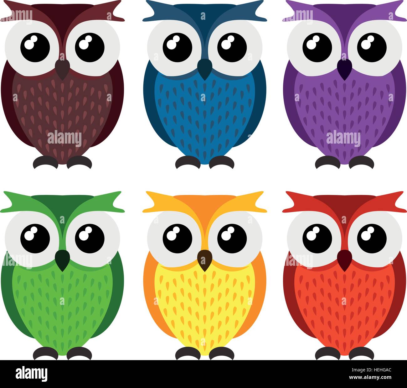Colorful Owl Clipart