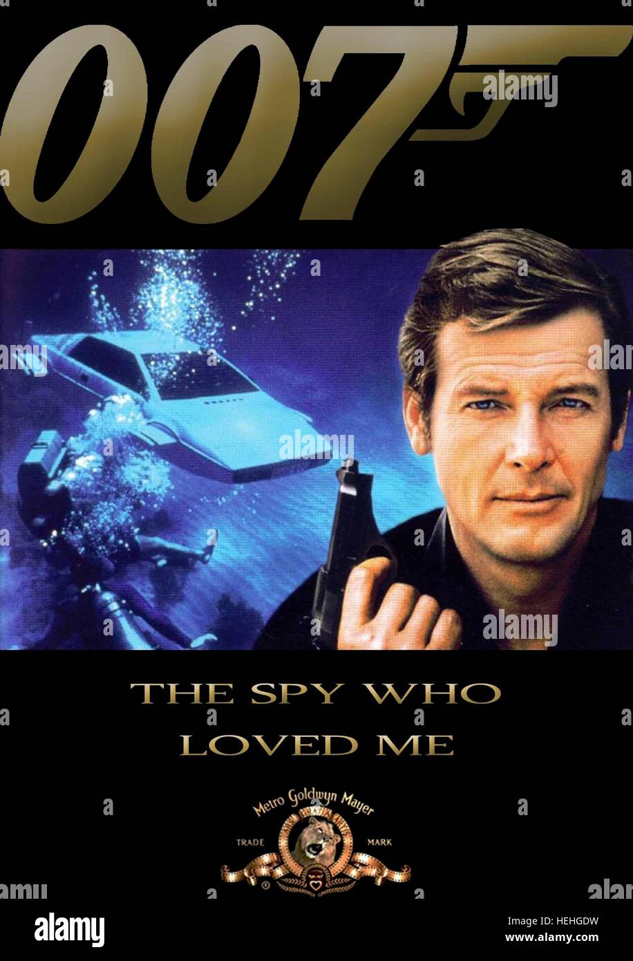 Roger Moore Bond Movie Poster High Resolution Stock Photography and Images - Alamy
