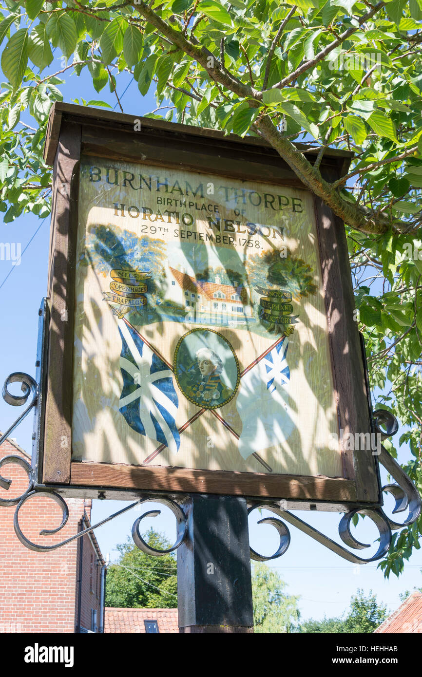 Village sign norfolk uk hi-res stock photography and images - Alamy