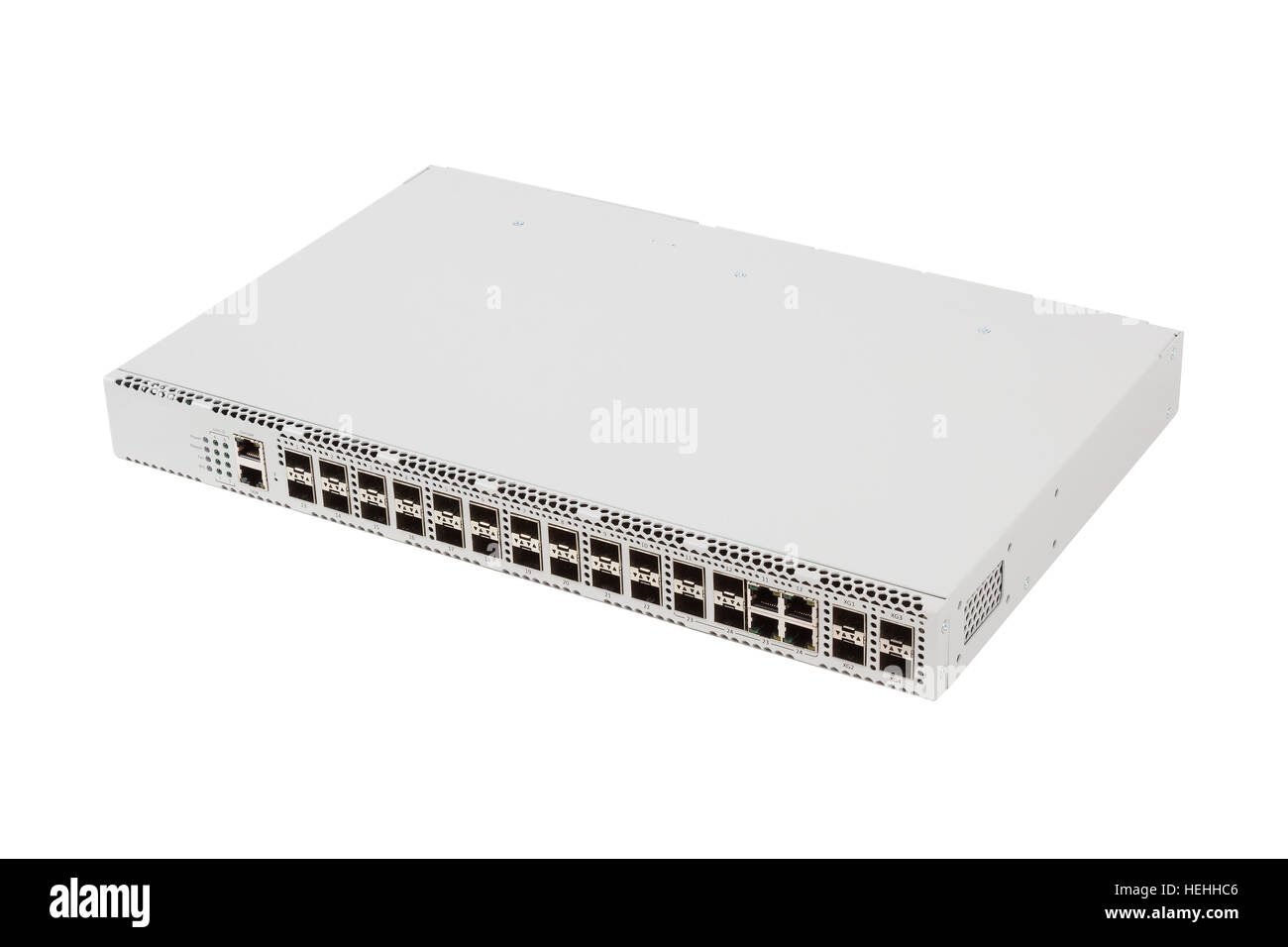 Fiber optic gigabit ethernet switch with SFP module slot and UTP ...
