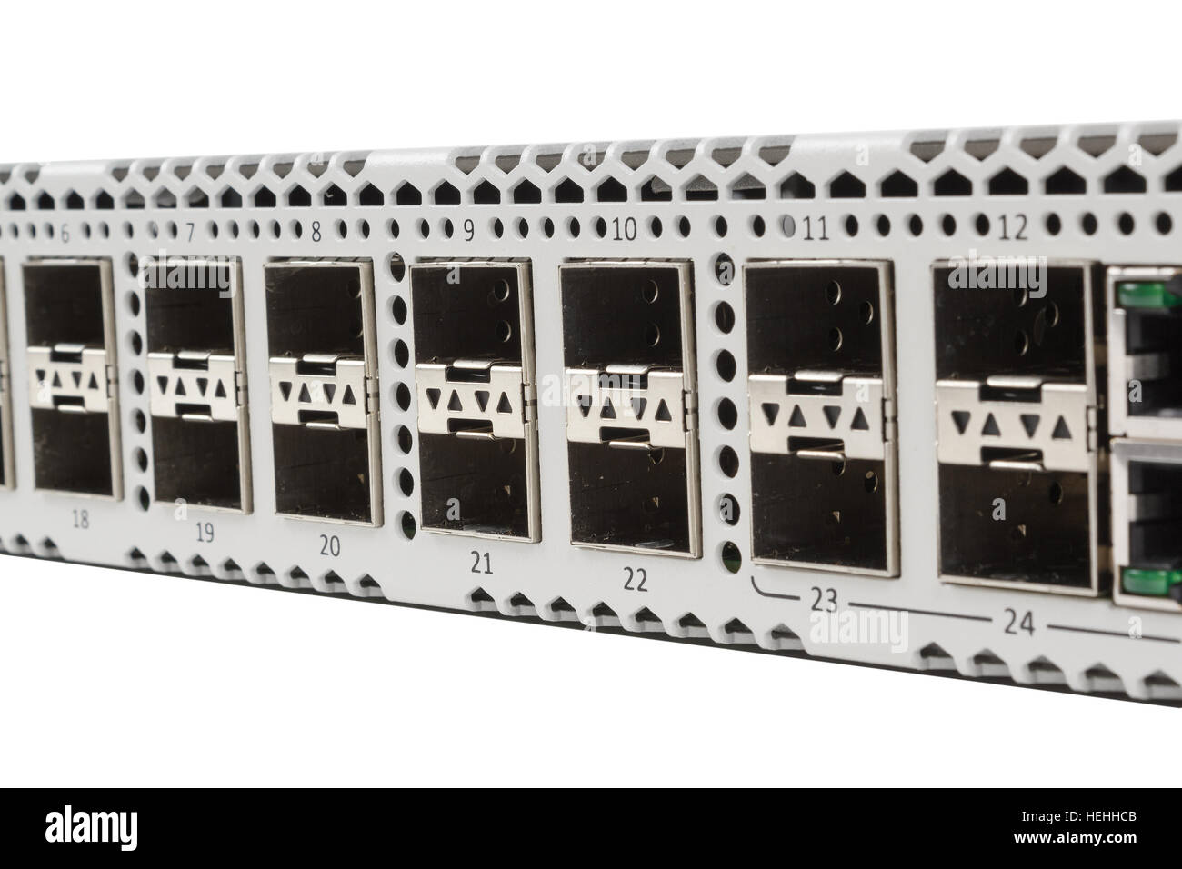 Fiber optic gigabit ethernet switch with SFP module slot and UTP ...