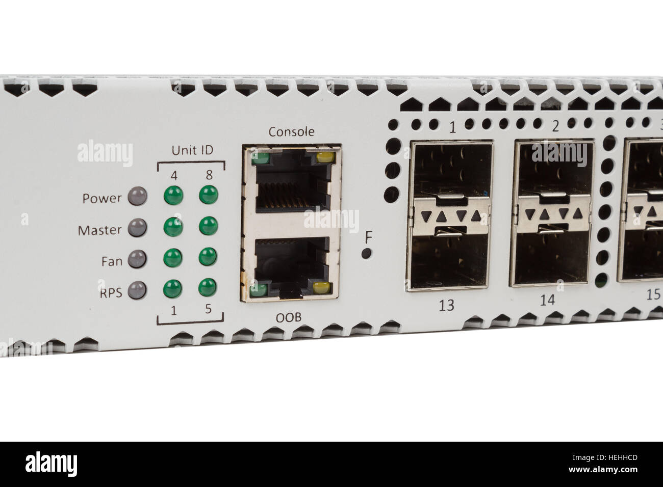 Fiber optic gigabit ethernet switch with SFP module slot and UTP ...