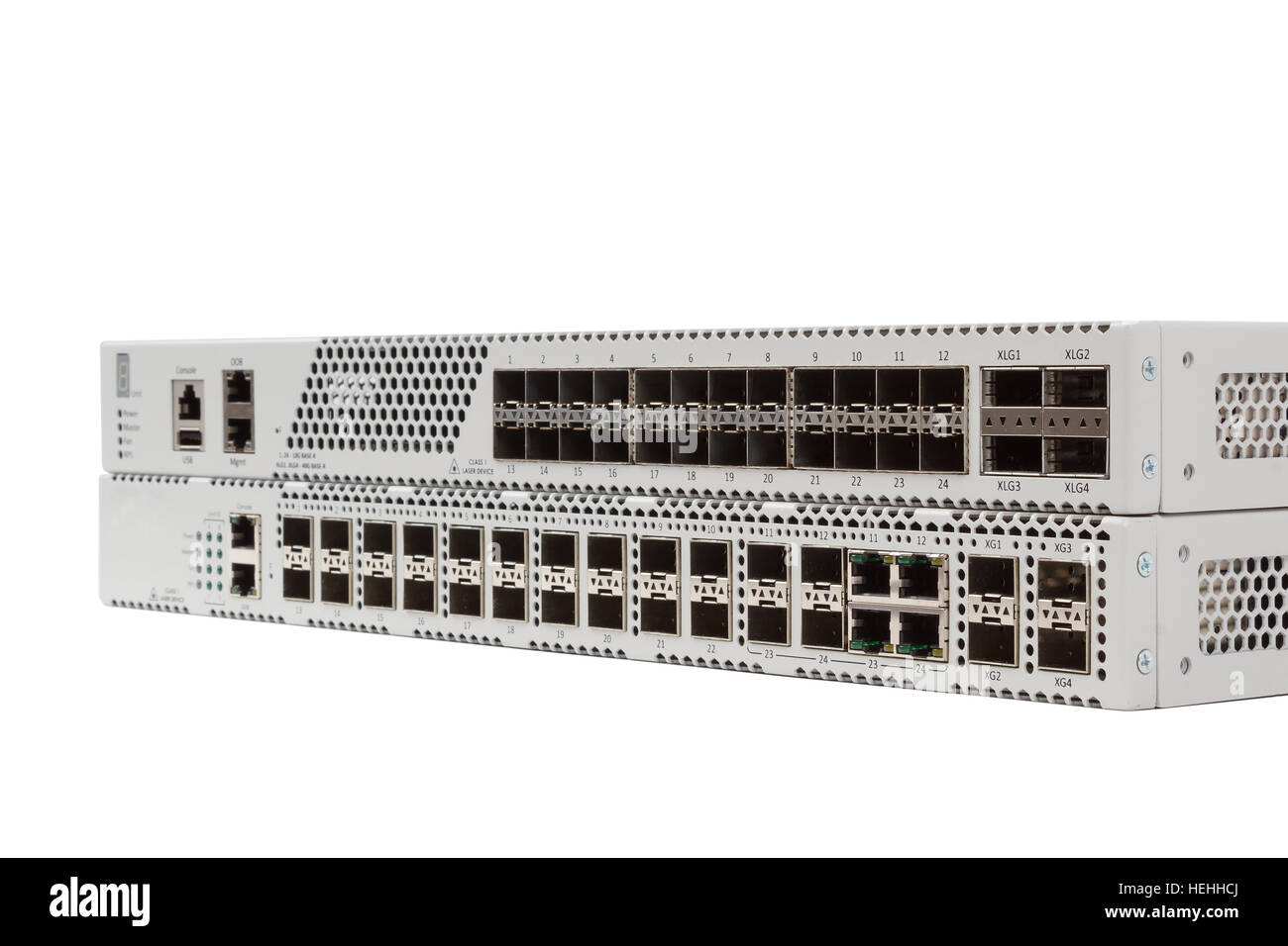 Fiber optic gigabit ethernet switch with SFP module slot and UTP ...