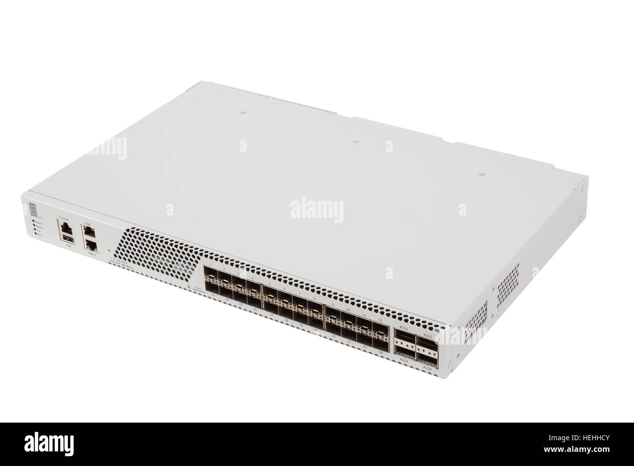 Fiber optic gigabit ethernet switch with SFP module slot and UTP ...