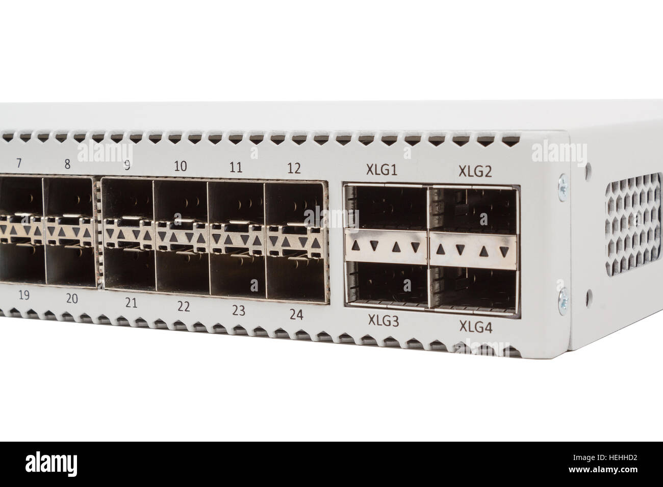 Fiber optic gigabit ethernet switch with SFP module slot and UTP ...