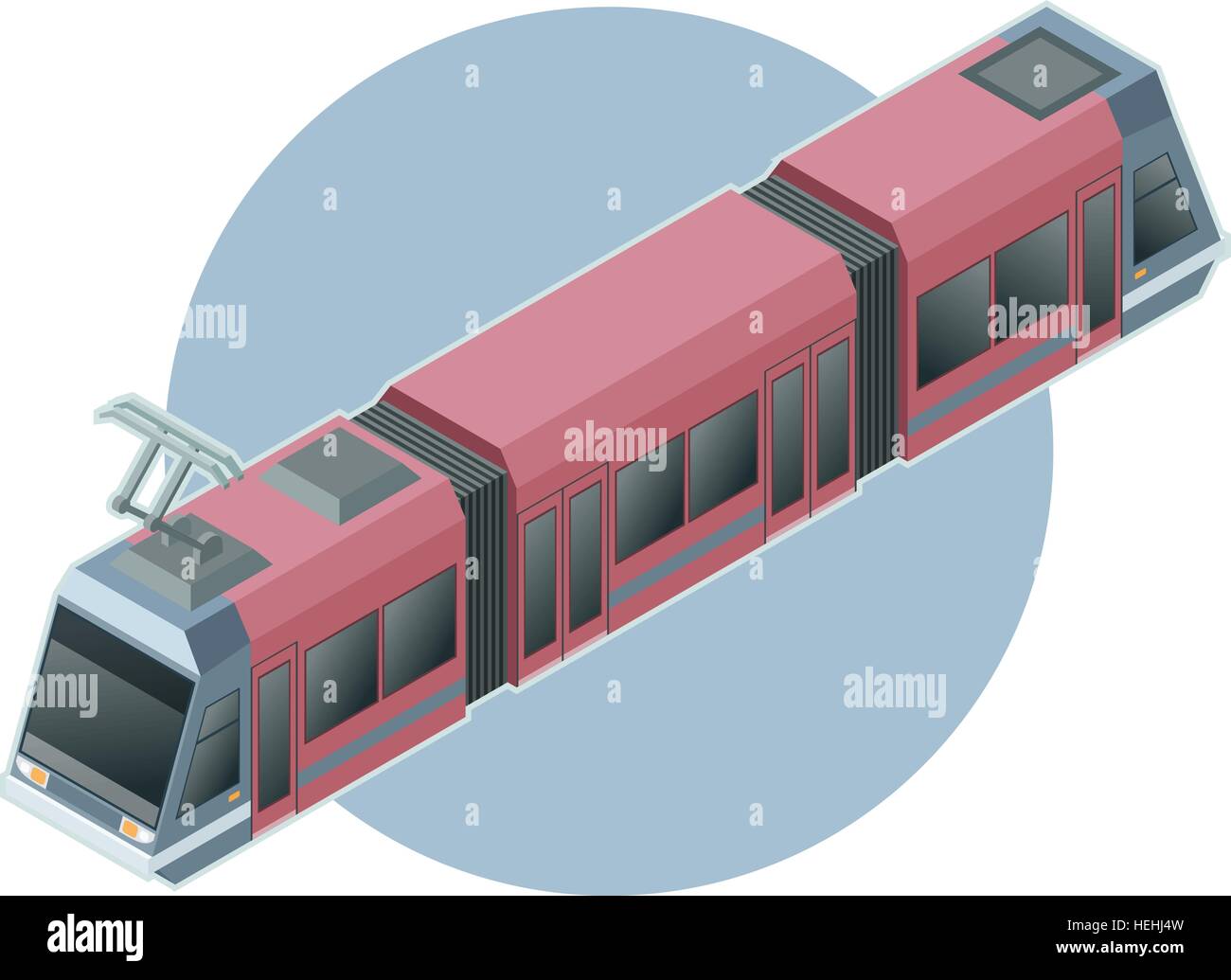 Car light rail train Stock Vector Images - Alamy