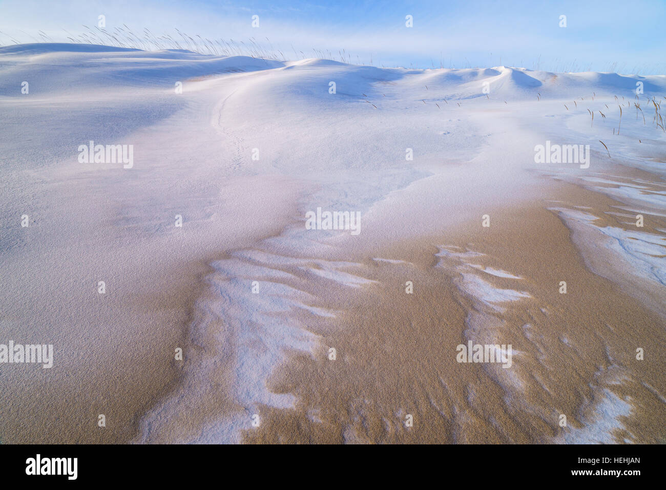 Winter sea shore, Okhotsk sea, Sakhalin island Stock Photo - Alamy