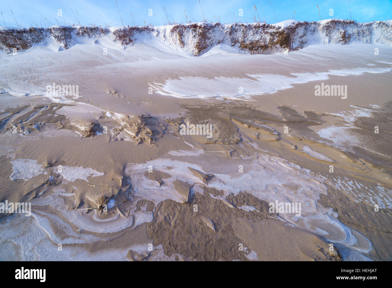 Winter sea shore, Okhotsk sea, Sakhalin island Stock Photo - Alamy