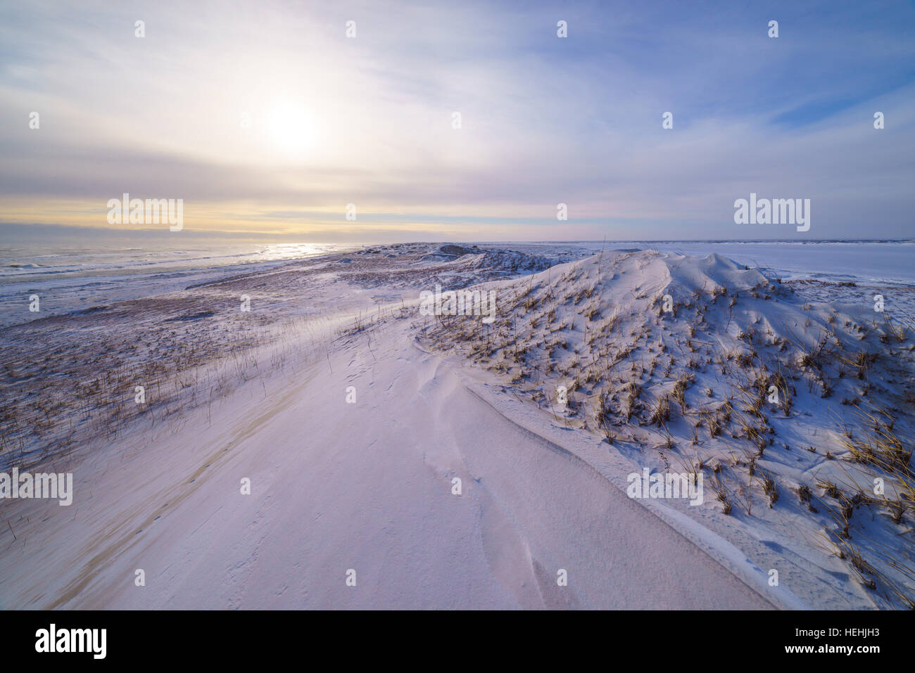 Ice covered coast of the Okhotsk sea, Sakhalin island Stock Photo - Alamy