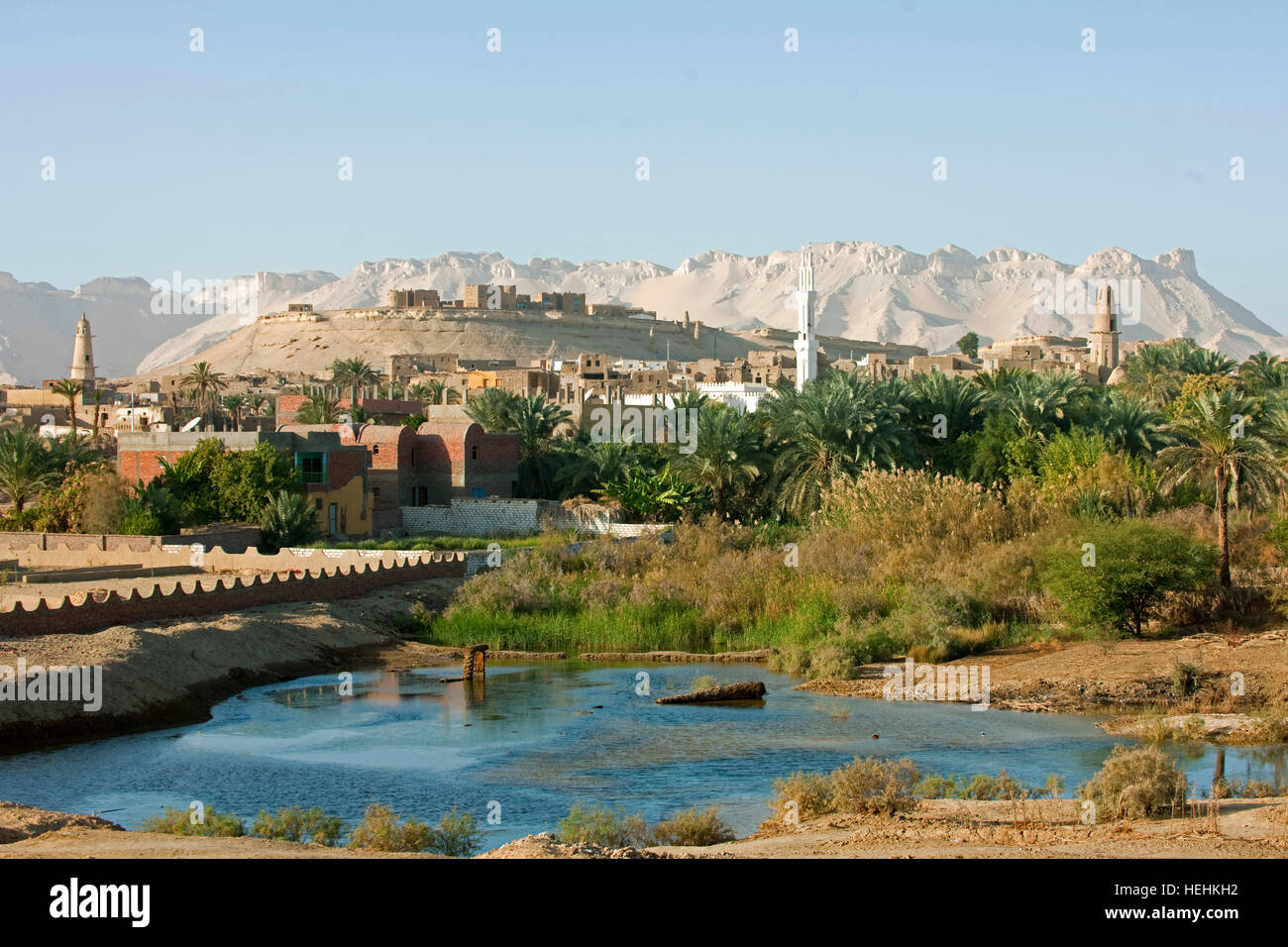 Egypt, Dakhla Oasis, El Quasr, historische Altstadt Stock Photo - Alamy