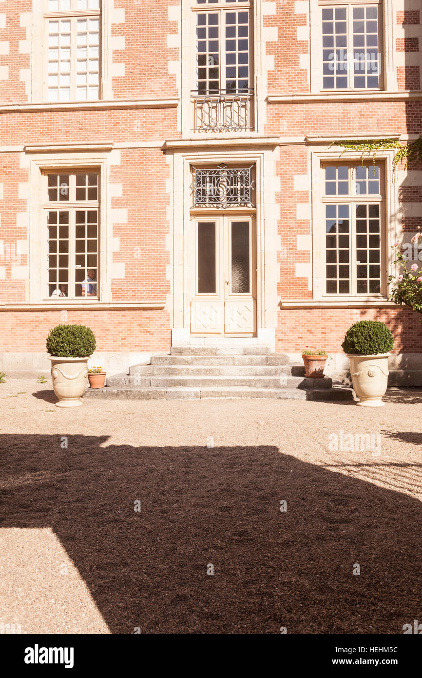 One of four elegant red brick building in rue d'Escures, Orleans ...