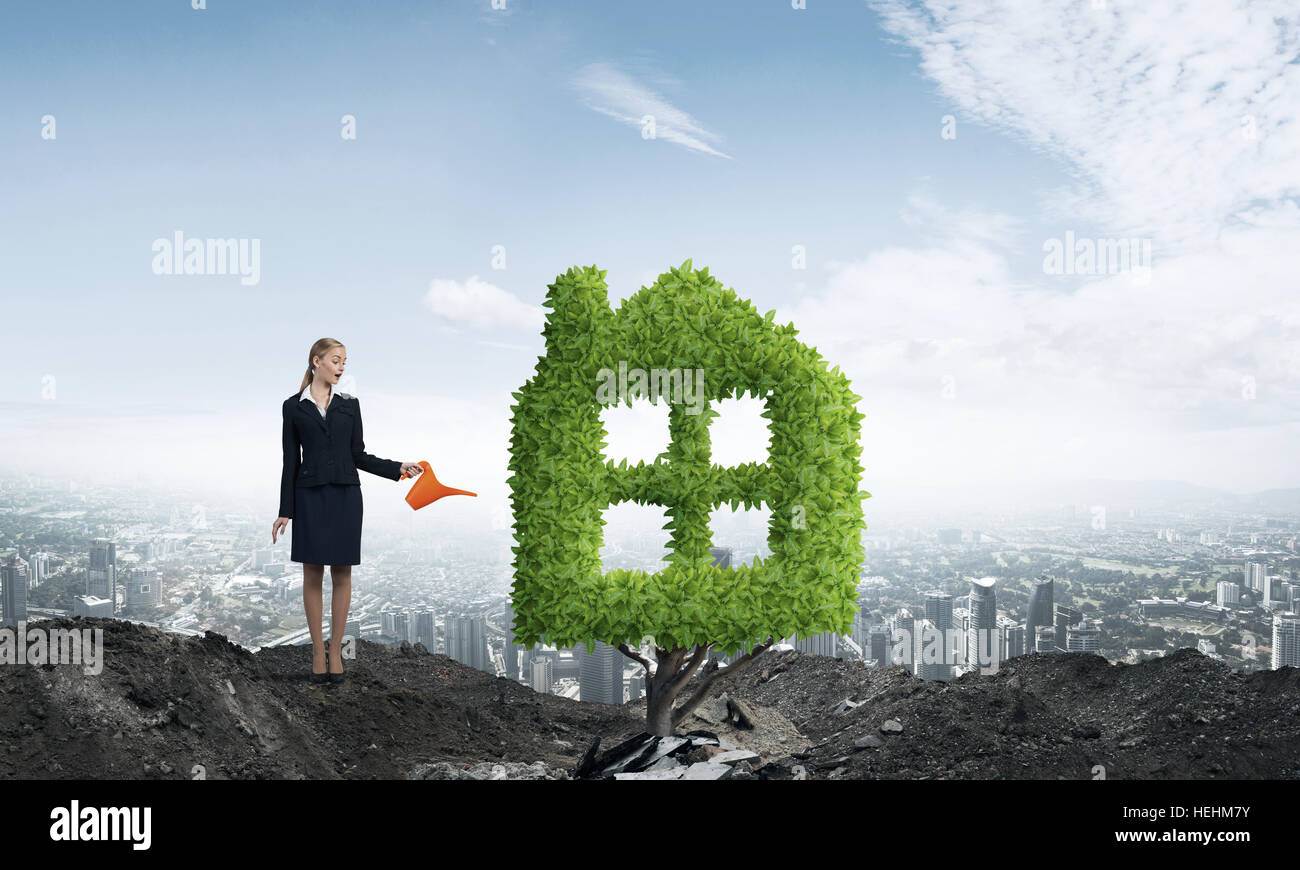 Make your money grow Stock Photo - Alamy