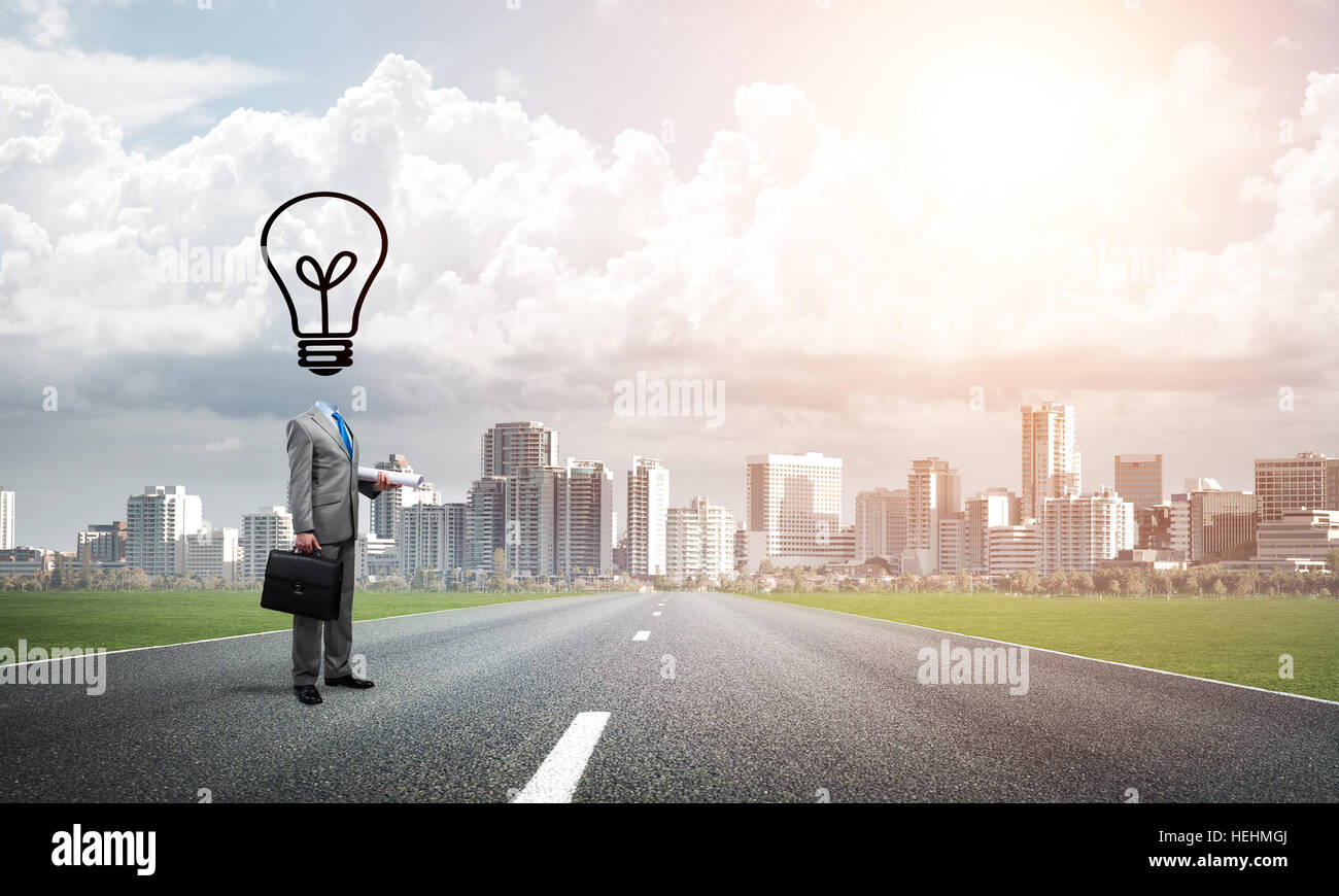 Man of creative ideas Stock Photo - Alamy