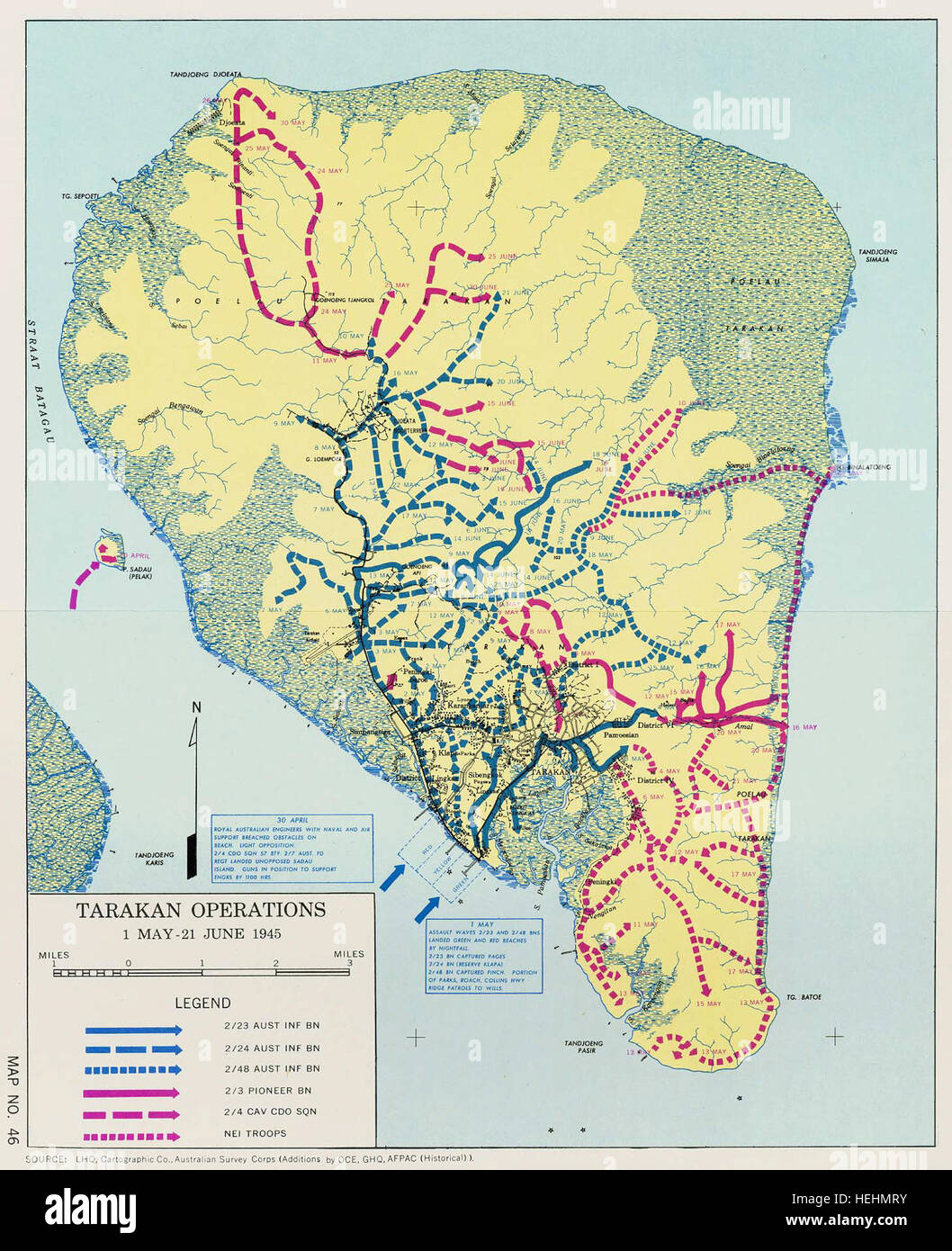 Tarakan operations 1945 Stock Photo - Alamy