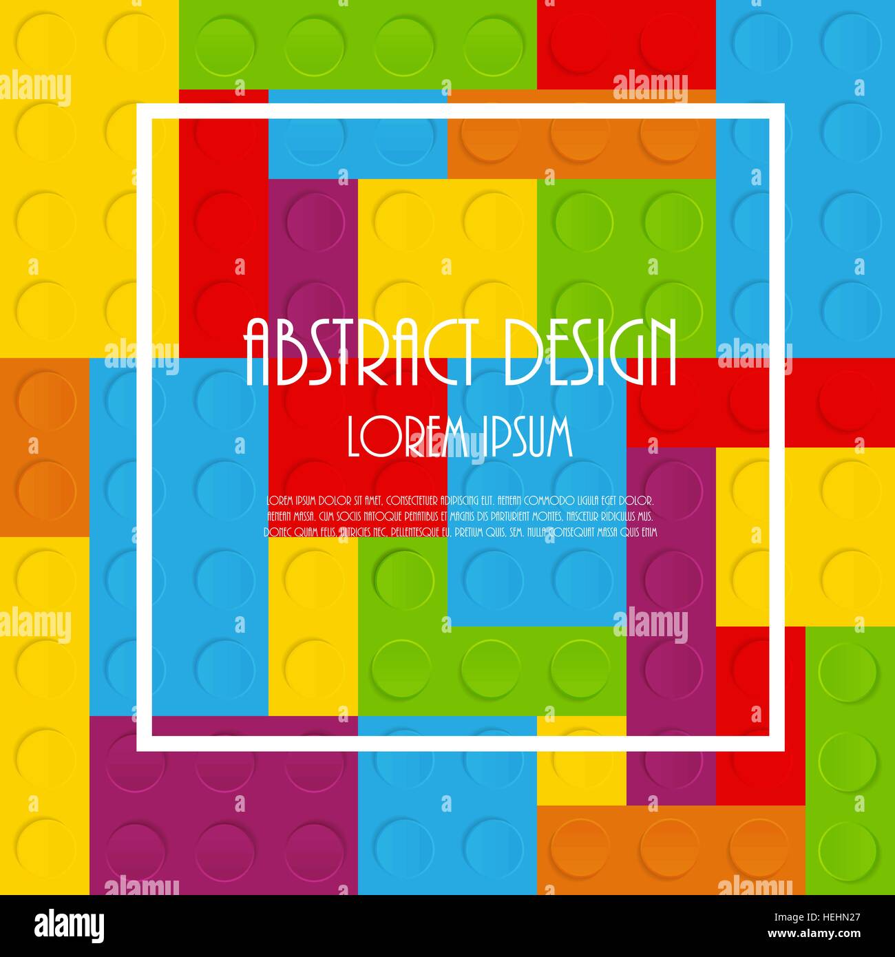 Block Abstract Pattern Vector Illustration Stock Vector Image & Art - Alamy