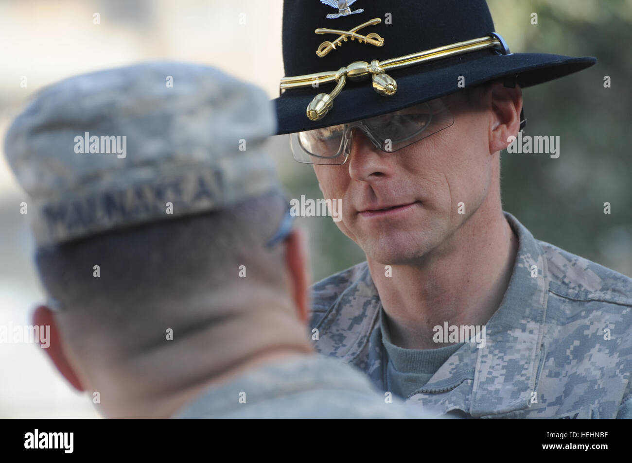 U.S. Army Col. Craig Collier, commander of 3rd Squadron, 89th Cavalry ...