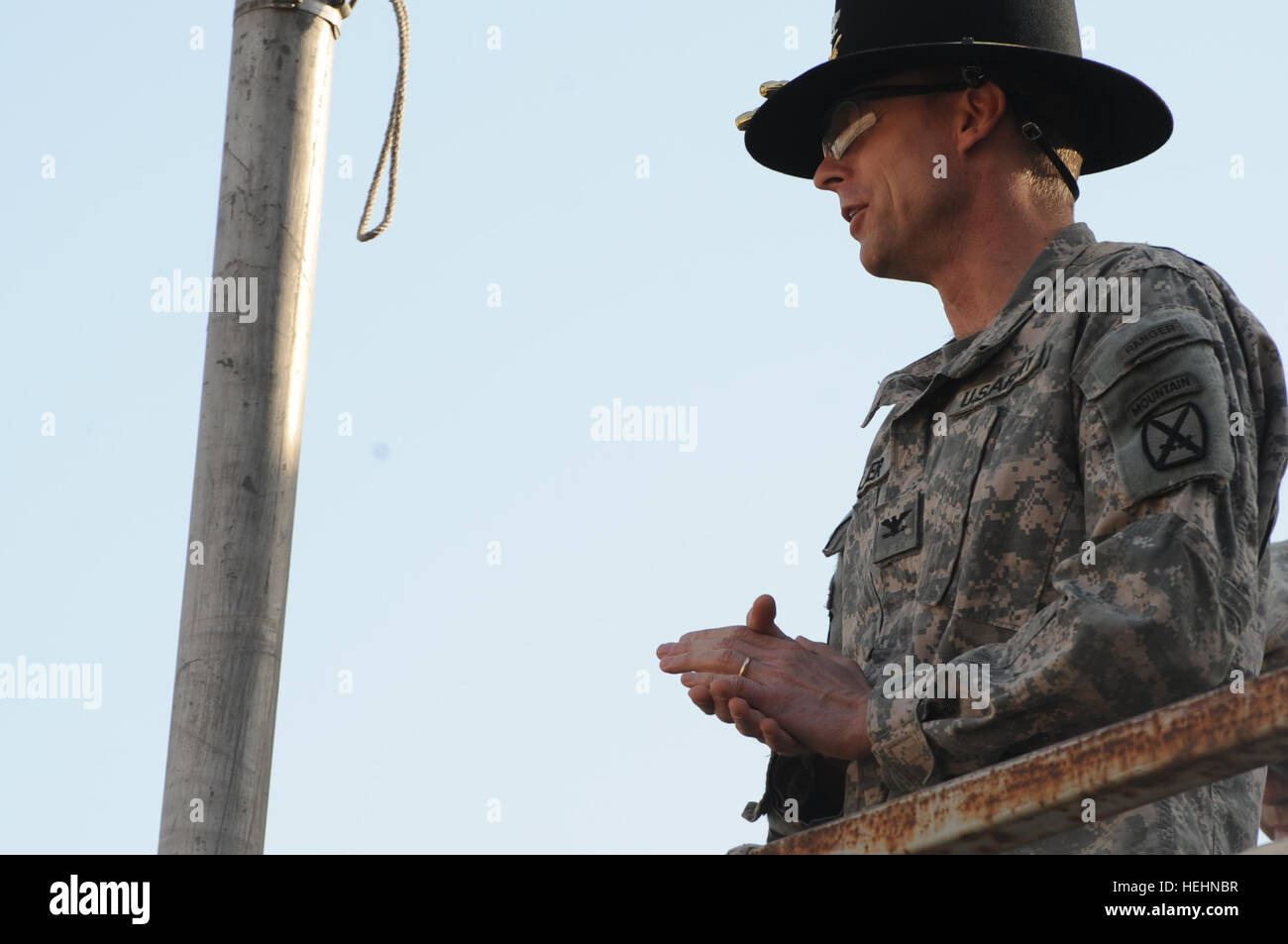 U.S. Army Col. Craig Collier, commander of 3rd Squadron, 89th Cavalry ...