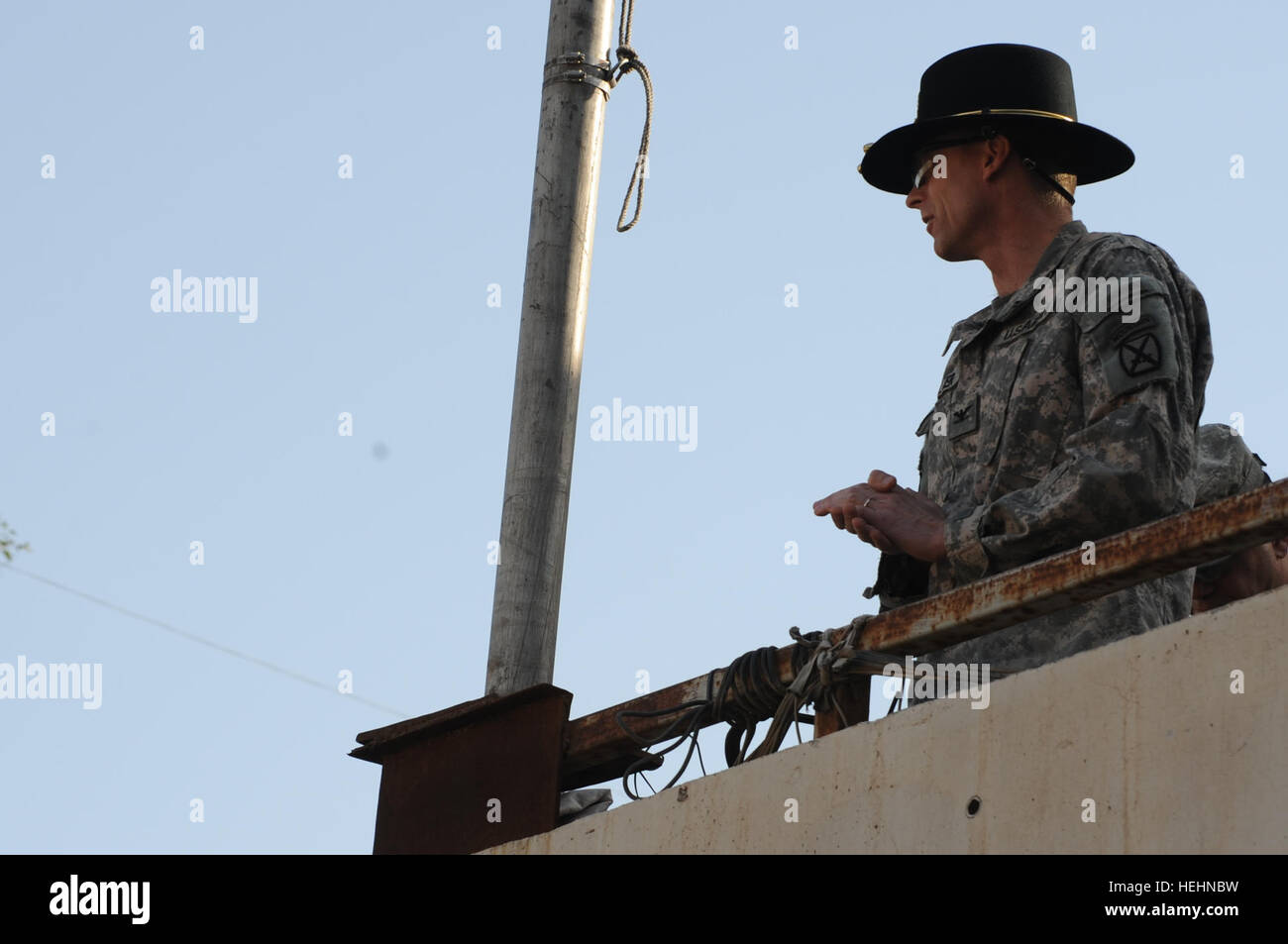 U.S. Army Col. Craig Collier, commander of 3rd Squadron, 89th Cavalry ...