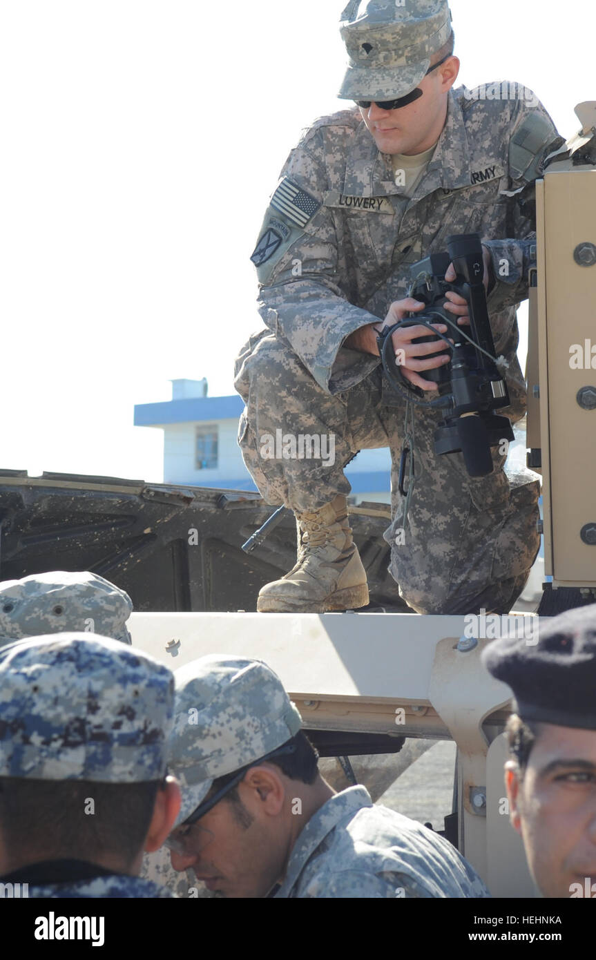 U.S. Army Spc. Joshua Lowery from Senoia, Ga., of 982nd Combat Camera ...