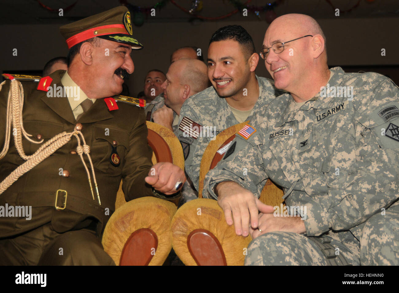 Newly appointed Maj. Gen. Abdull Ameer, commander of the Iraqi Army ...