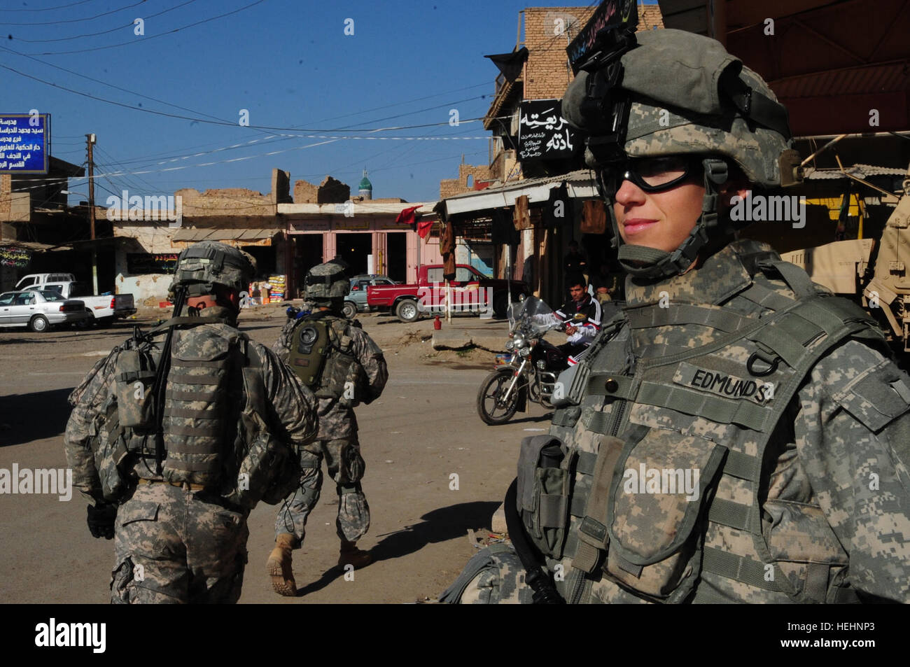 U.S. Army medics and soldiers of Tactical Security Platoon ...