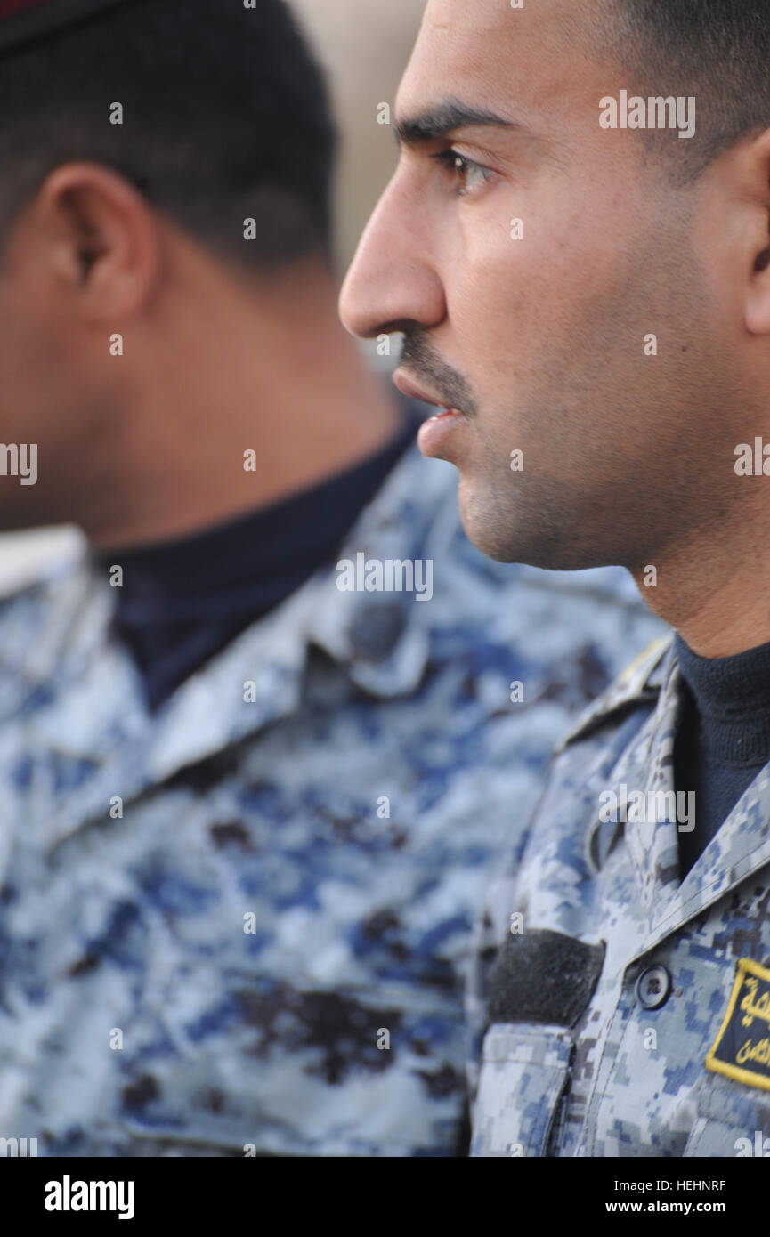 Iraqi national policemen of 8th Brigade (Falcon Brigade), 2nd Division ...