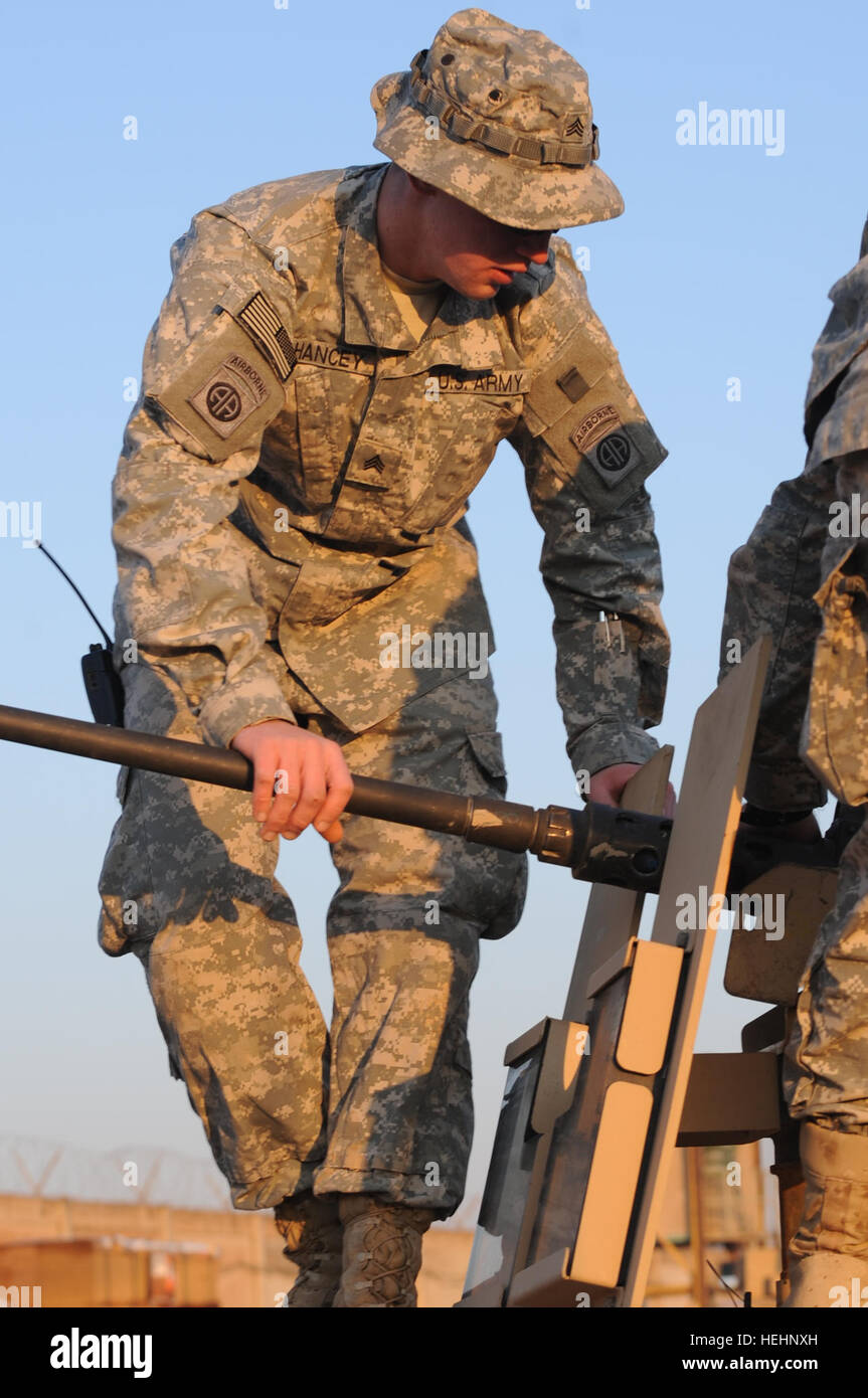 U.S. Army Sgt. Kevin Chancey of F Company, 2nd Battalion, 505th ...