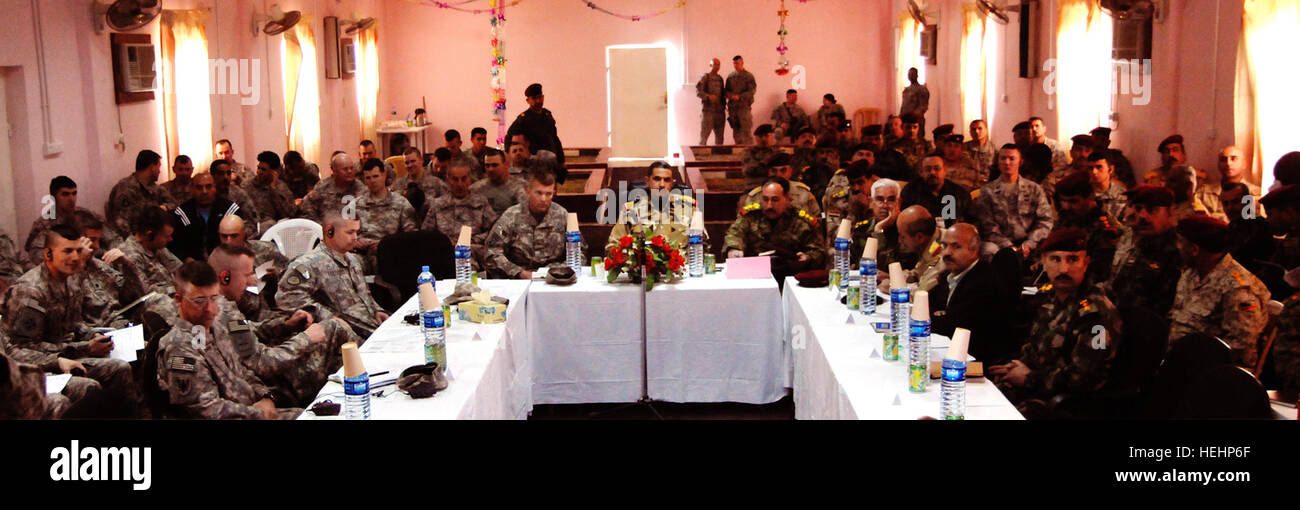 Lt. Gen. Ali Salih Farhood Oothman, 8th Iraqi army Div. commander ...