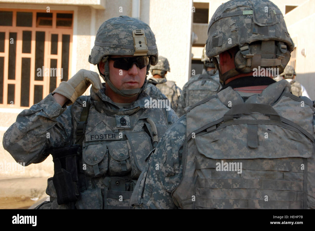 Commanding general of the 4th infantry division baghdad hi-res stock ...