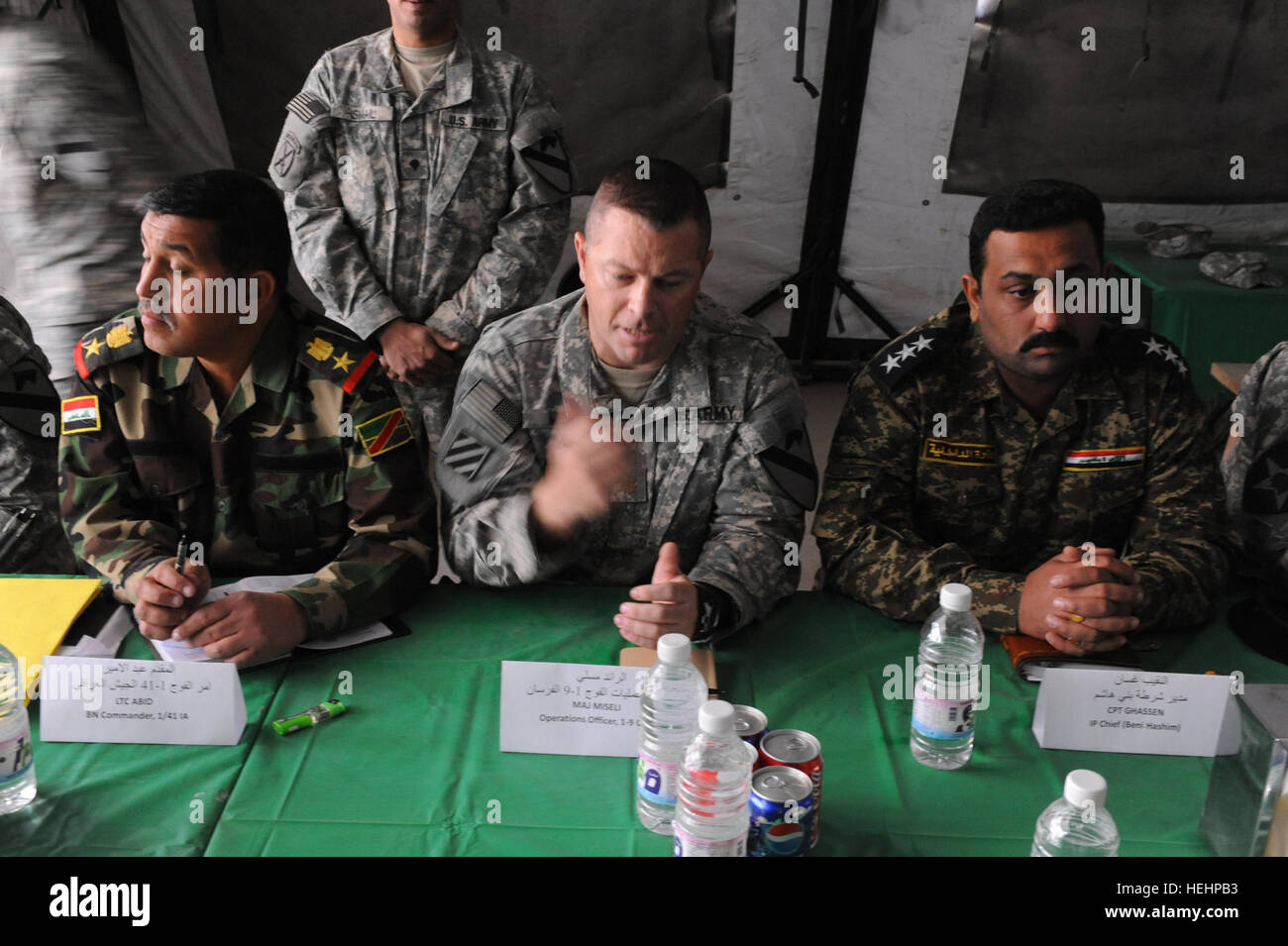 U.S. Army Maj. Jay Miseli of San Fransisco Calif., the operations ...