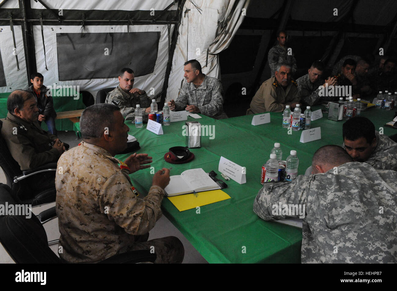 Iraqi Gen. Mohammed the commander of the Iraqi 41st Army Brigade ...