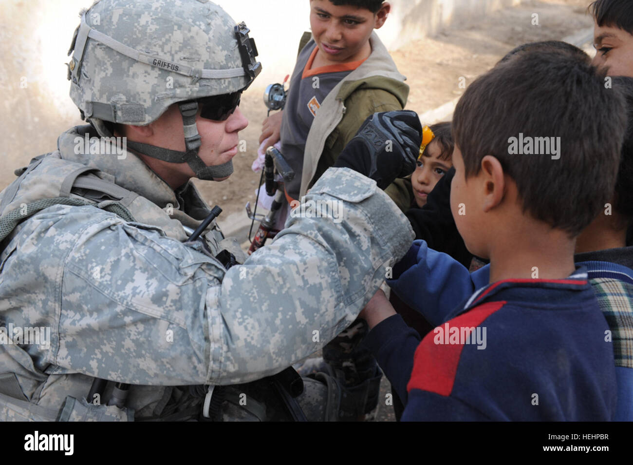 U.S. Army Sgt. Ryan Griffus of 3rd Platoon, Company B, 1st Battalion ...