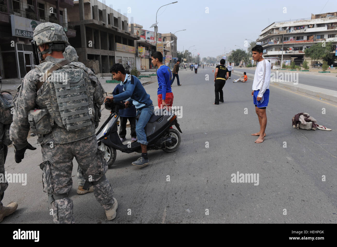 Iraqi army keep baghdad safe hi-res stock photography and images - Alamy
