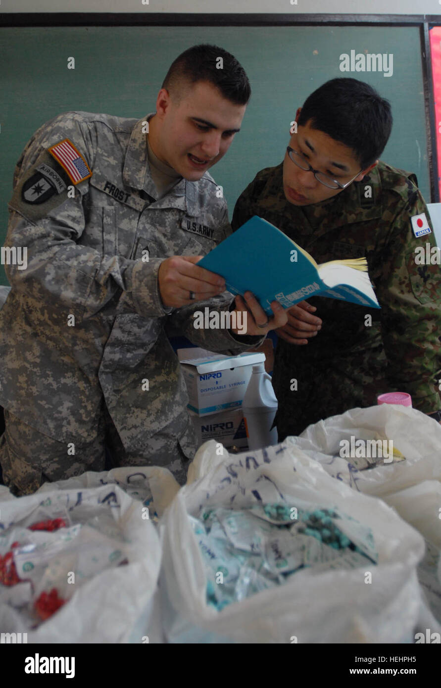 U.S. Army Sgt. Matthew Frost, a pharmacy technician assigned to Tripler ...