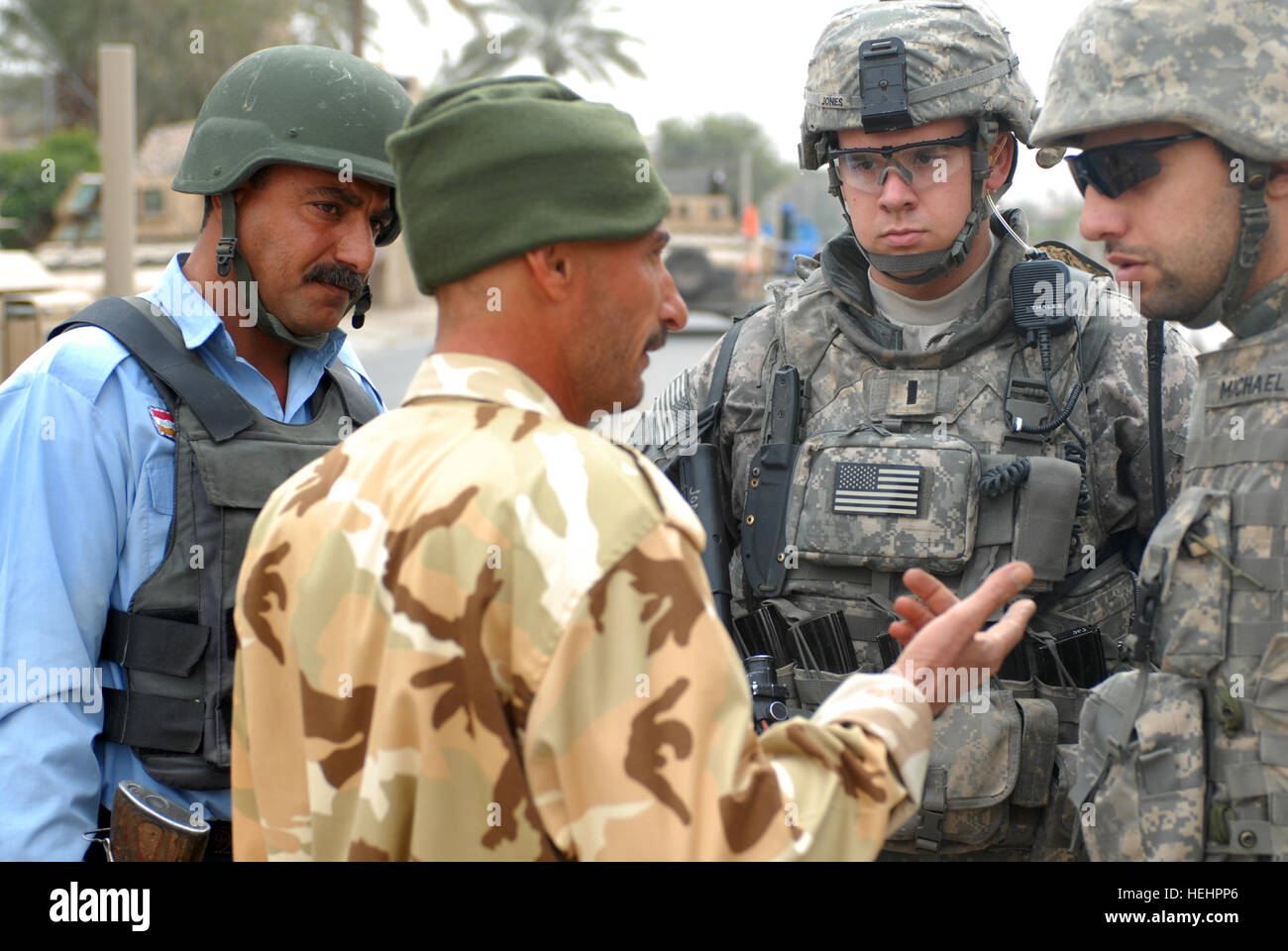 U.S. Army 1st Lt. Joshua Jones, with the 2nd Brigade, 1st Infantry ...