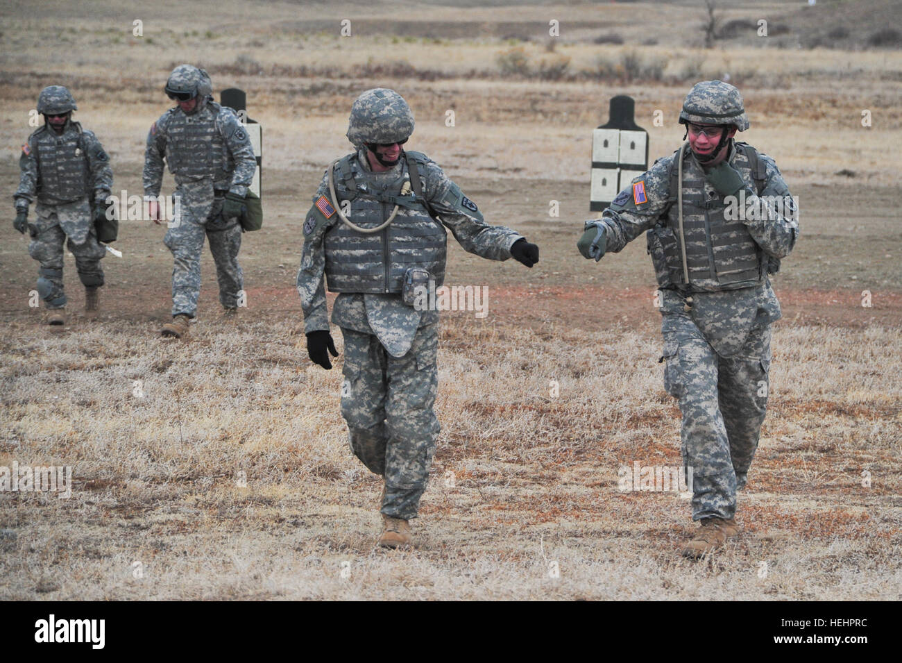 Spc. Derek Ware (left) and Spc. Neil Pappas (right), both healthcare ...