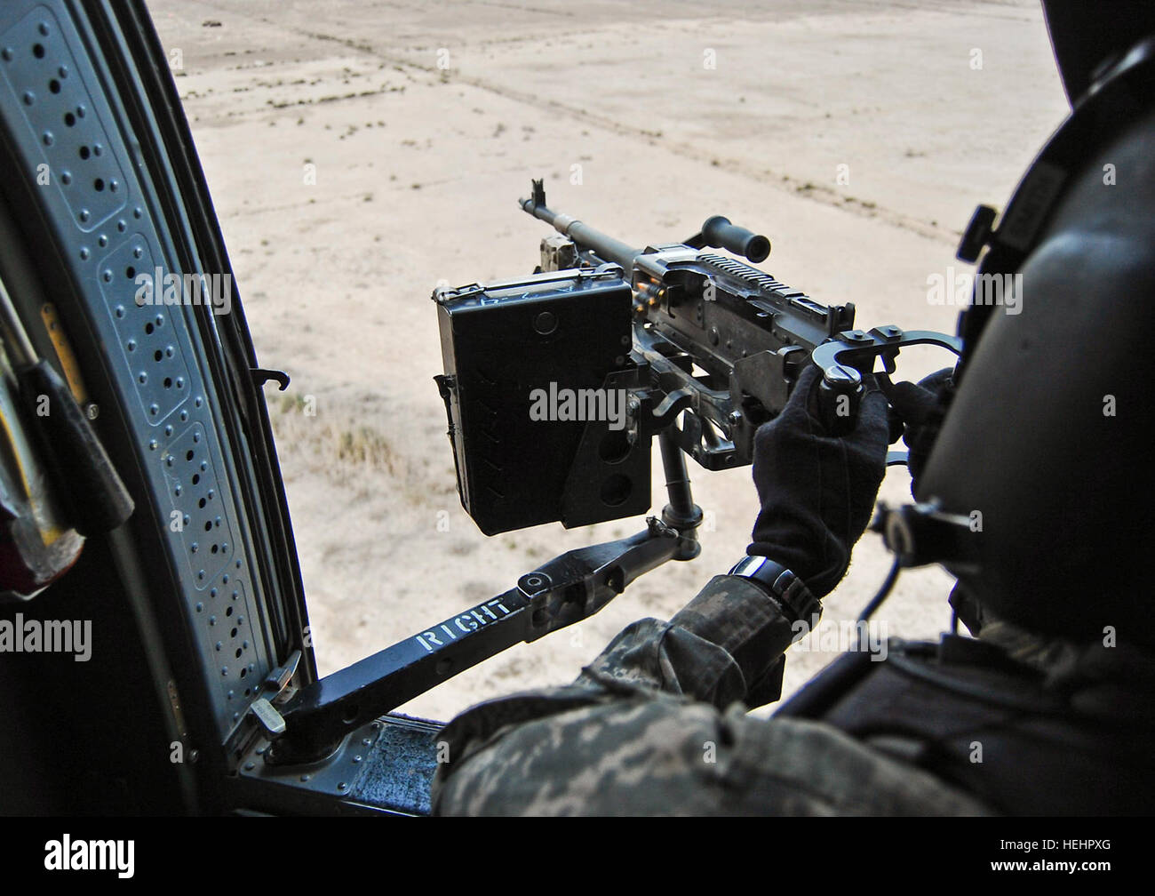 CAMP TAJI, Iraq--Spc. Ryan Clark, flight instructor, Company C, 3rd ...
