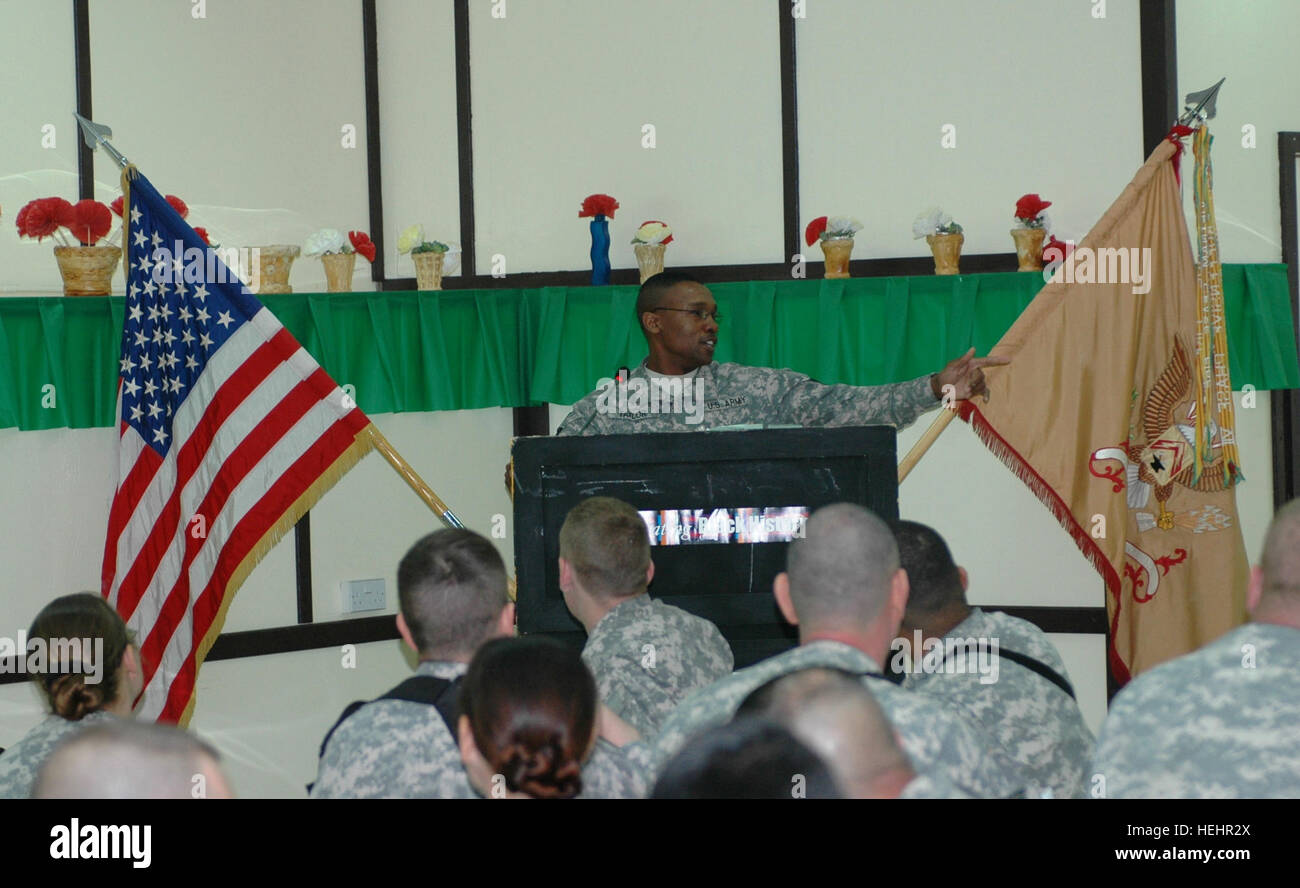 Command Sergeant Major of the 3rd Special Troops Battalion, 3rd Brigade ...